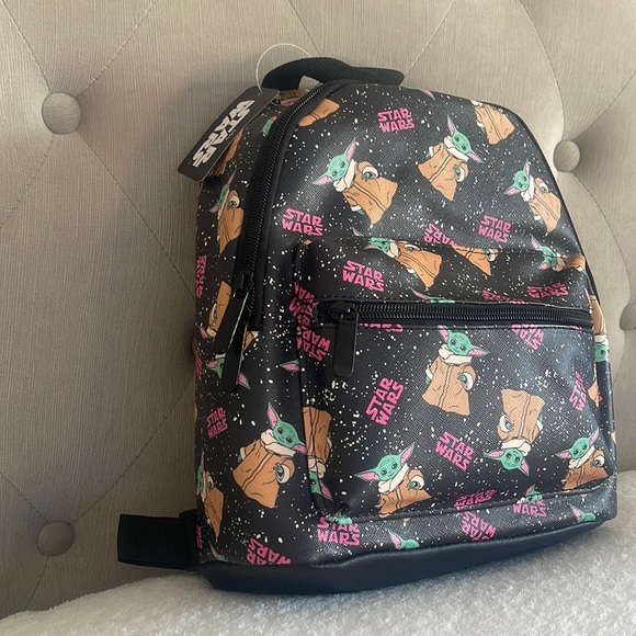 Disney | Bags | Nwtrare Starwars Baby Yoda Backpack L X 12 H X 4d ...